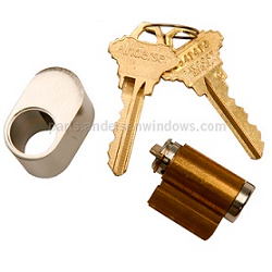 Exterior Keyed Locks for Andersen® Hinged Inswing and Outswing Patio Doors